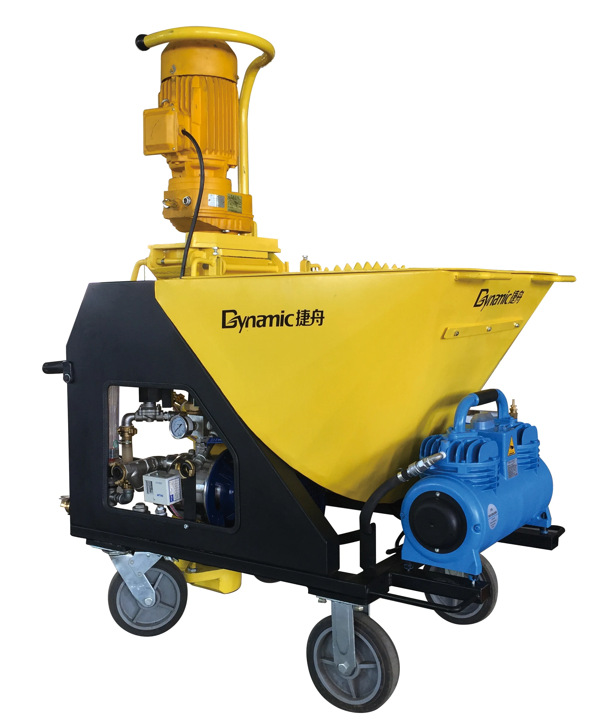 320 Kg Diesel Motor Cement Sprayer Wall Plaster Mortar Paint Spraying ...