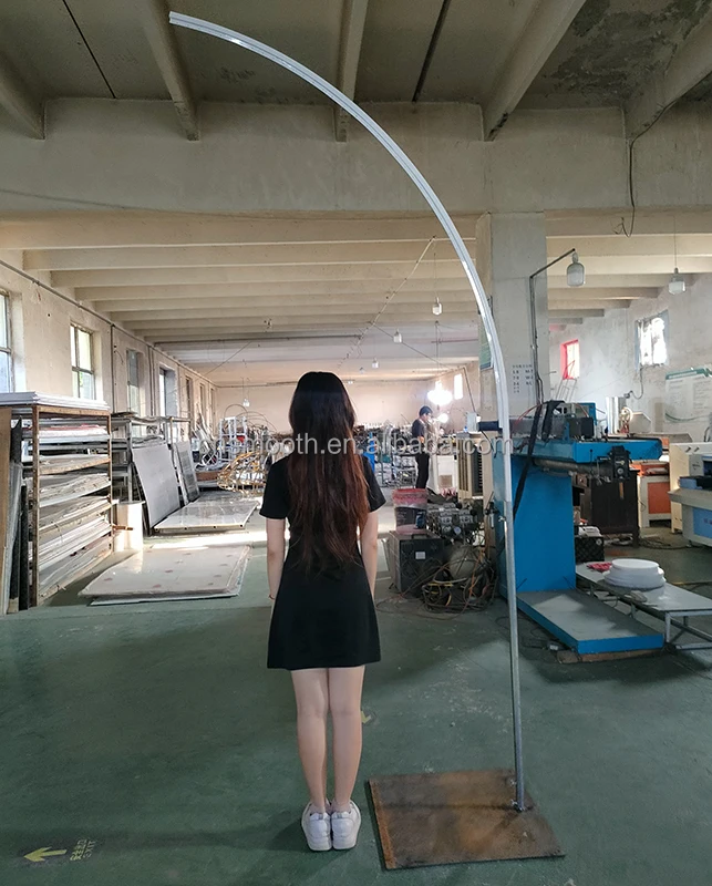 Exquisite Wedding Aisle Bead Metal Stand Light Decoration