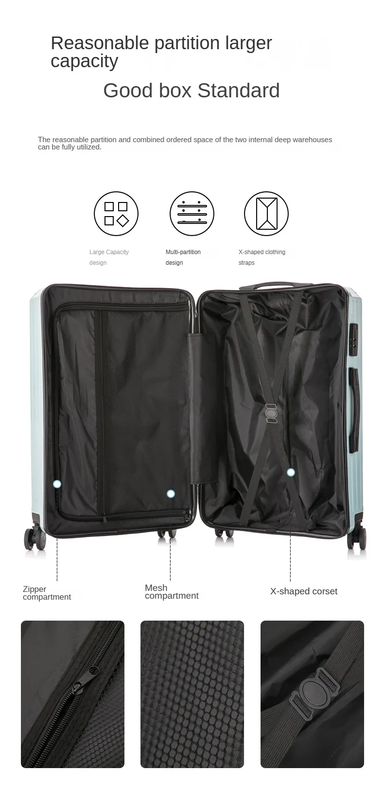 Mini Cabin Carry On Luggage Thickened Trolley Boarding Box Customized ...