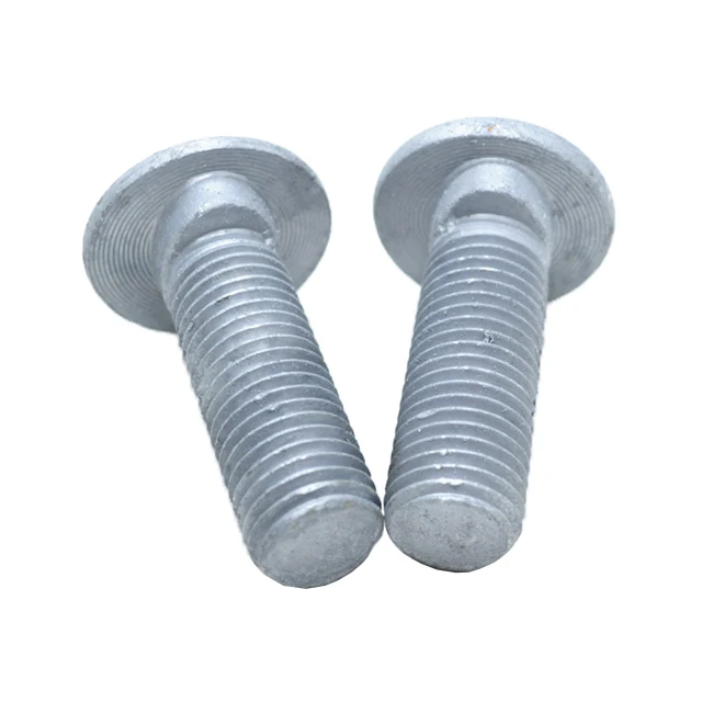 Metric M16x35 M16x50 M16x170 M16x150mm Guardrail Splice Bolts Mushroom ...