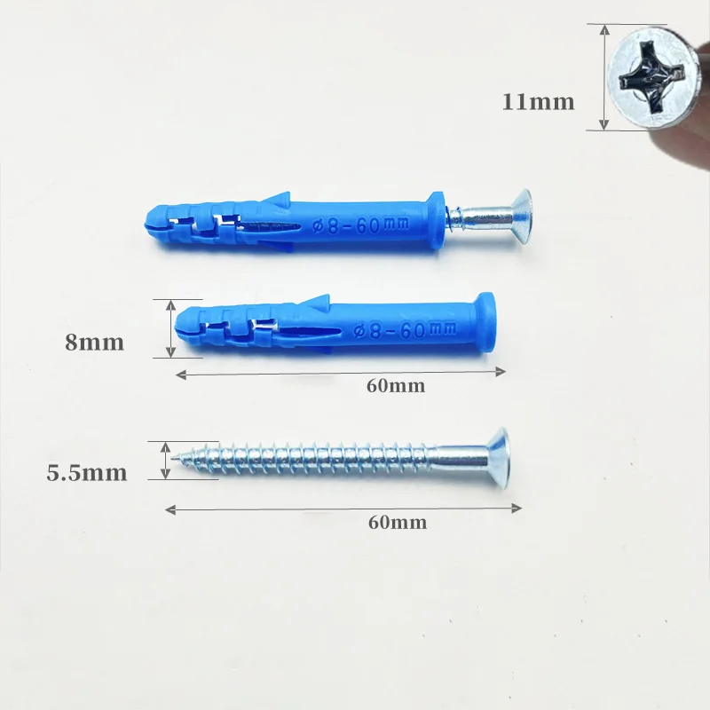 Fastener Plastic Expansion Anchor Screw Plastic Expansion Bolt - Buy ...