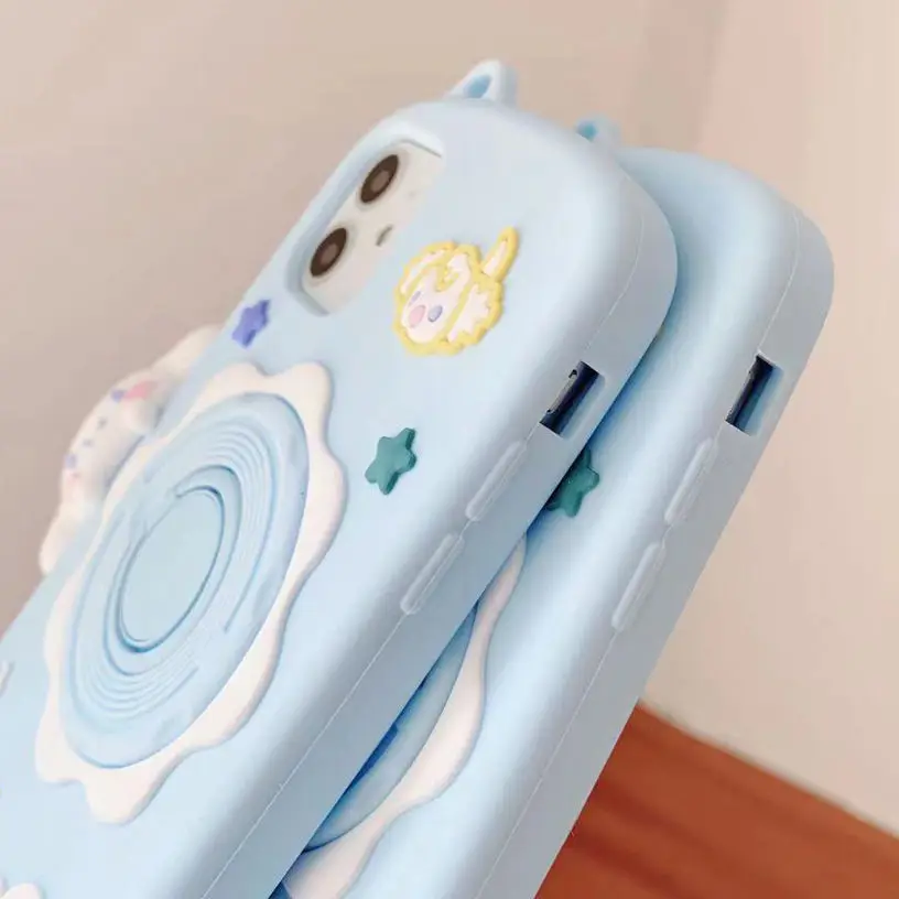 Cute Cartoon Stereo Puppy All-inclusive Drop-proof Silicone Rubber Cell ...