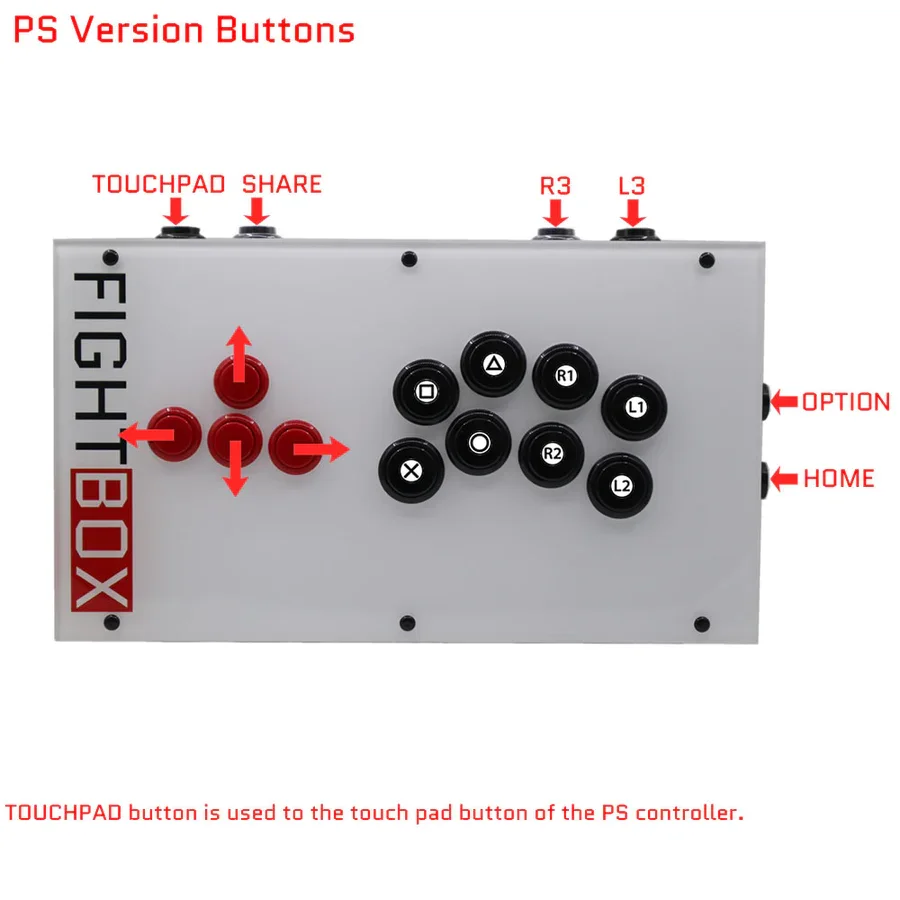 Mini Hitbox Style Hitbox Fighting 8bitdo Arcade Stick Joystick Slimbox ...
