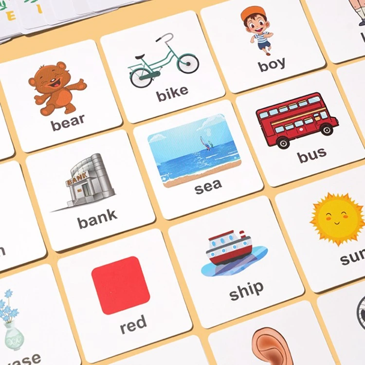 Kids Montessori Wooden English Alphabet Cognition Magic Cube Blocks ...