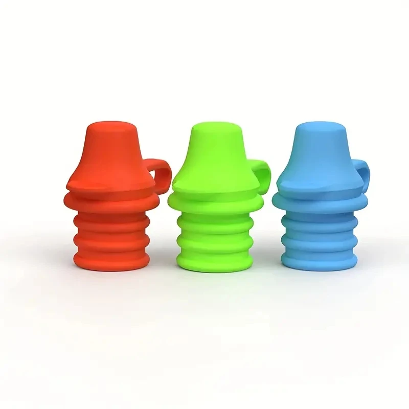 Eco-friendly Custom Silicone Bottle Cap Nozzle for Water & Soda