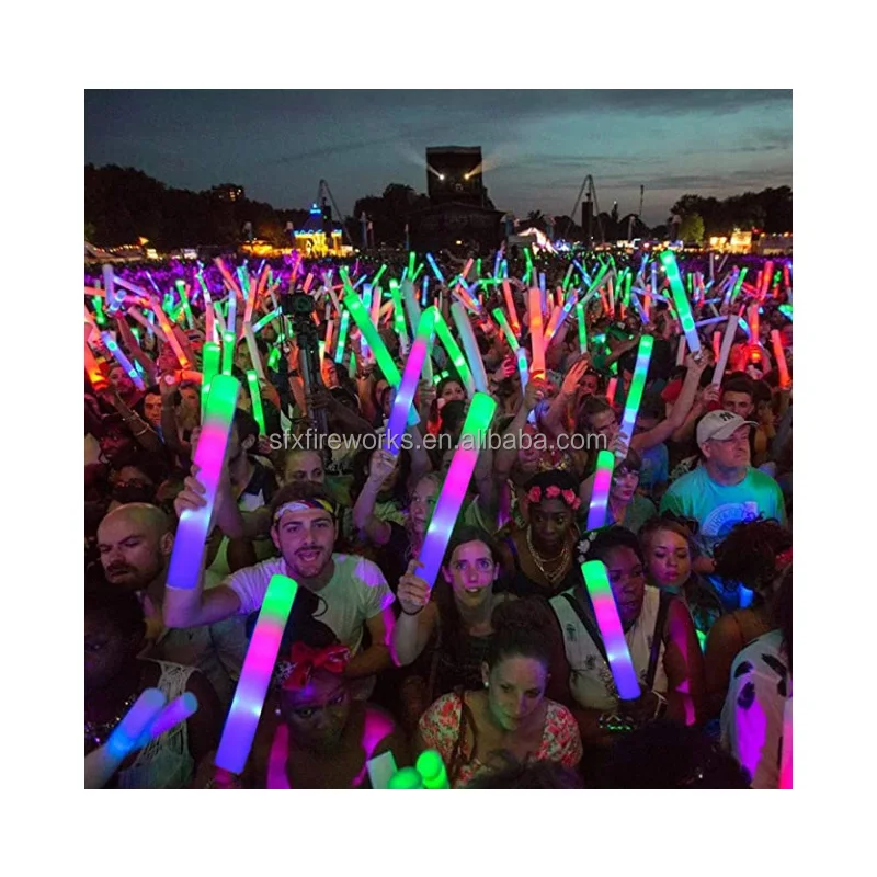 3 Modes Flashing LED Light Sticks for Parties & Events