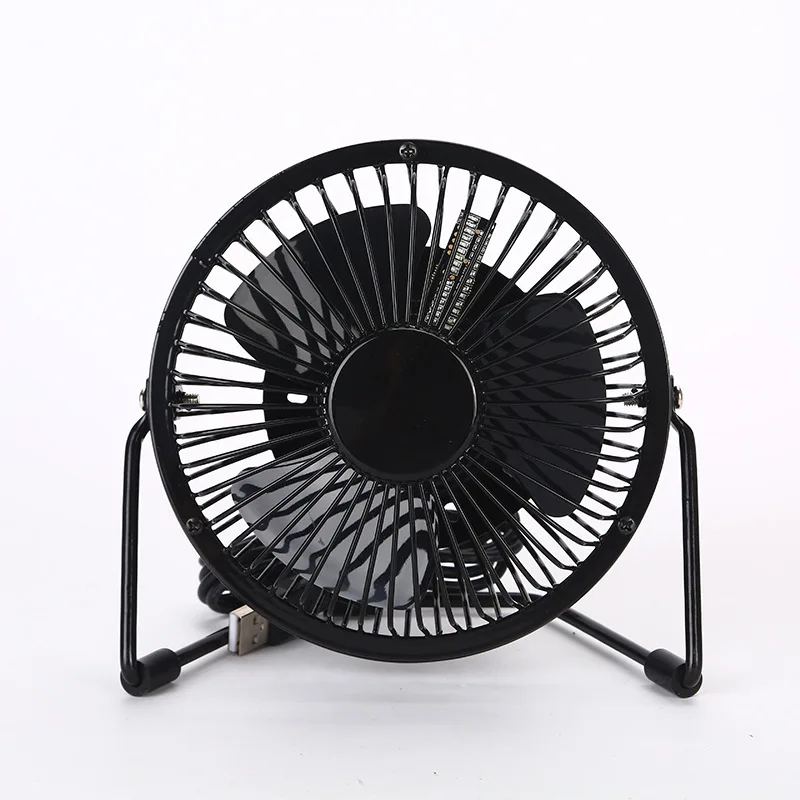 Multi Temperature Display Black Table Small Usb Led Message Clock Fan ...