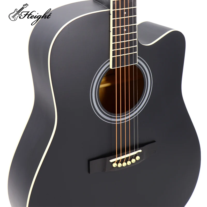 40 Inch Acoustic Guitar Cutaway Guitar Acoustic Basswood Guitar High ...
