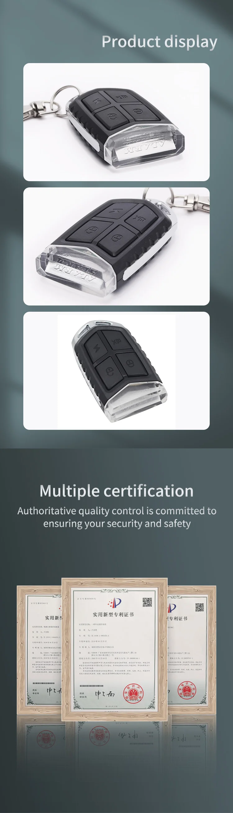 Universal Remote Control Cloning Remote Control Duplicator Fixed or Learn Codes for Car Gate ...