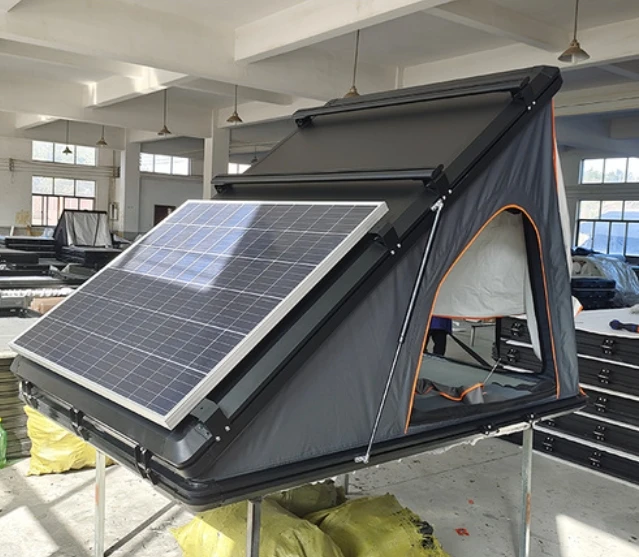 Aluminum Triangle 3 Person Rooftop Tent Hard Shell Pop up Waterproof ...