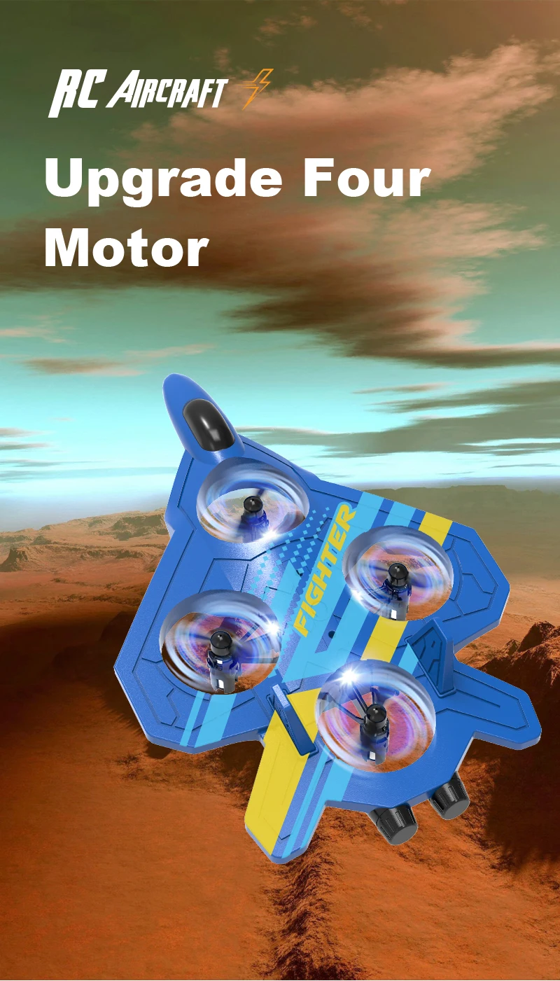 Skynor 2.4g Epp Rc Airplane Foam Aircraft Dual Control Modes Flying Toy Gesture Sensing Drone ...