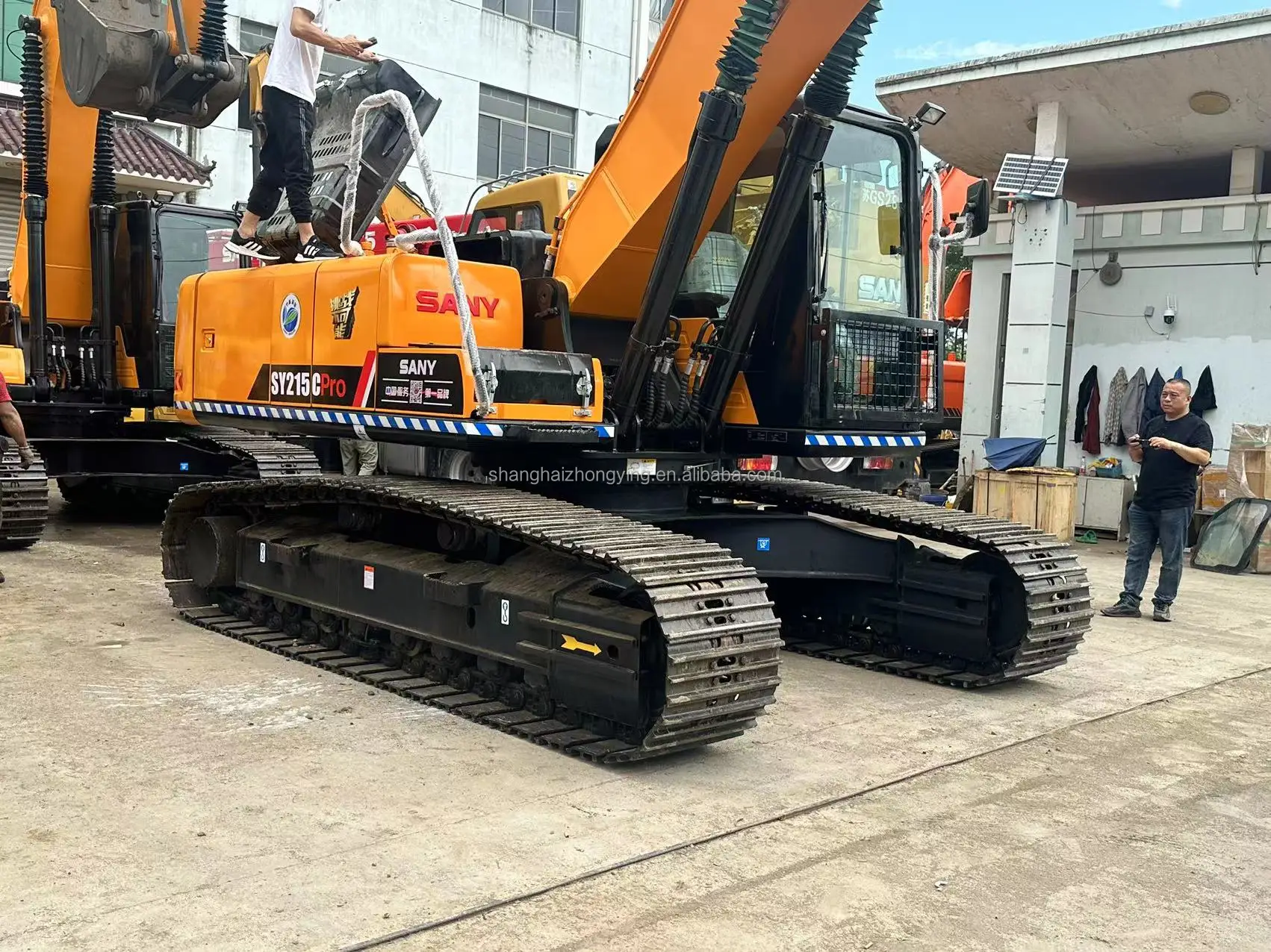 Perfect State Used Excavator Sany Sy215c 265c 135c Multifunctional Used ...