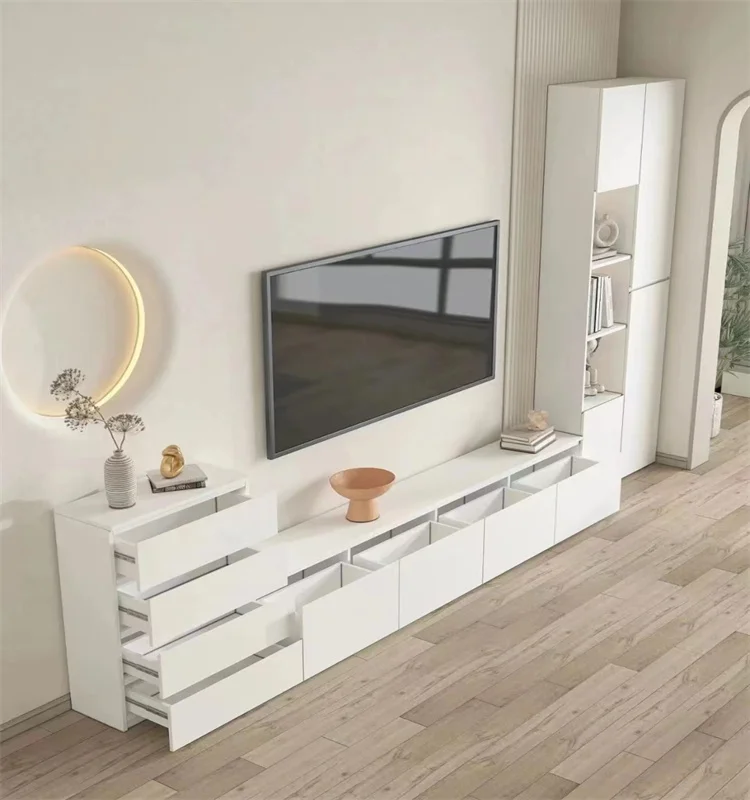 Versatile Mdf Tv Cabinet Popular Wall Stand For Living Room Office ...