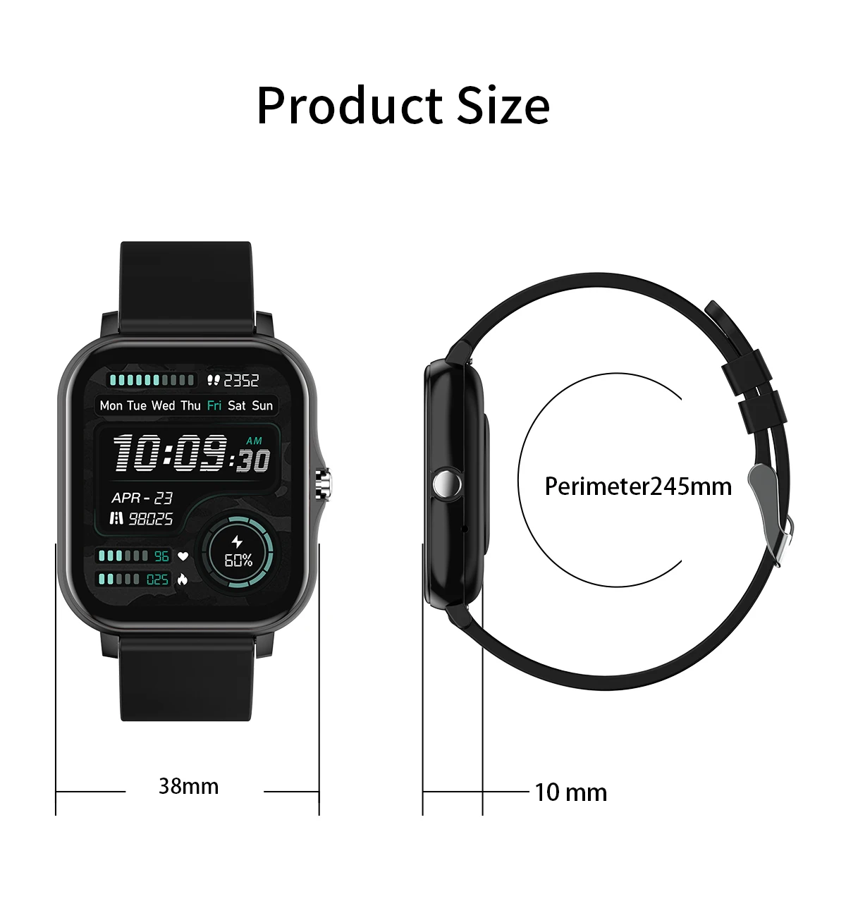 Customization OEM SmartWatch Sports Health Heart Rate Sleep Blood ...