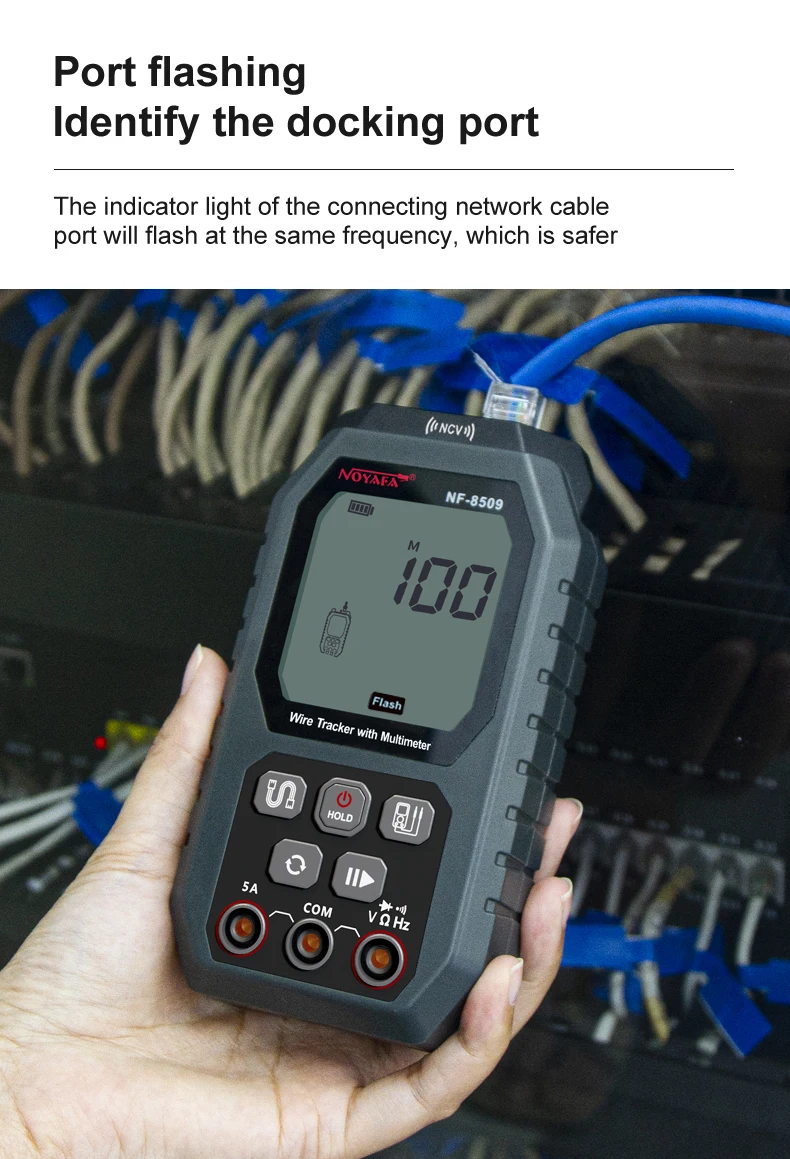 2024 New Cable Tester Multi-function Wire Detector With Multimeter ...