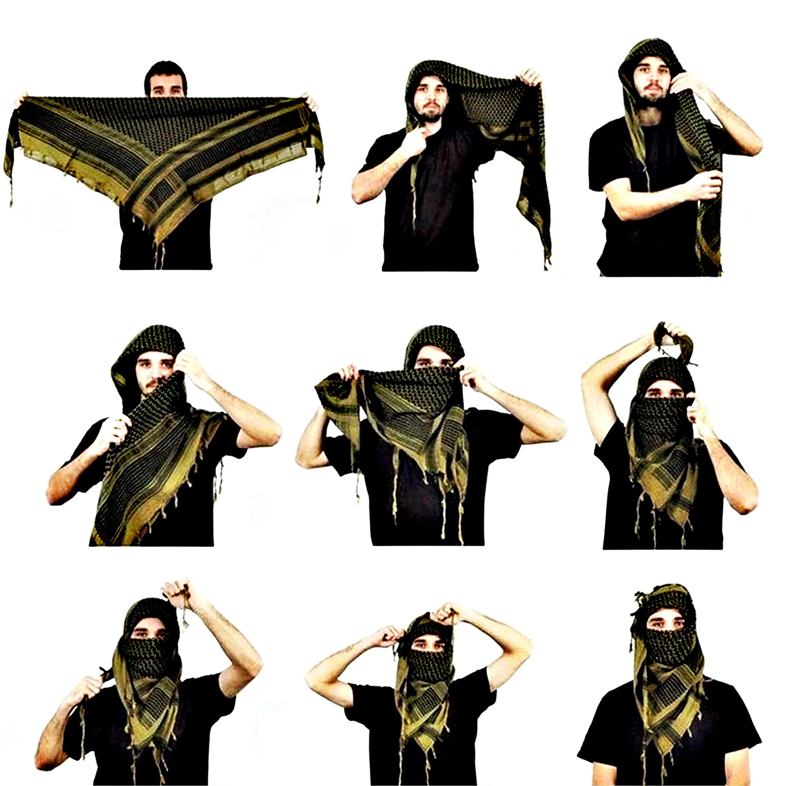 2024 Hot Online Shopping Usa Print Keffiyeh Scarf Ethnic Long Chiffon ...