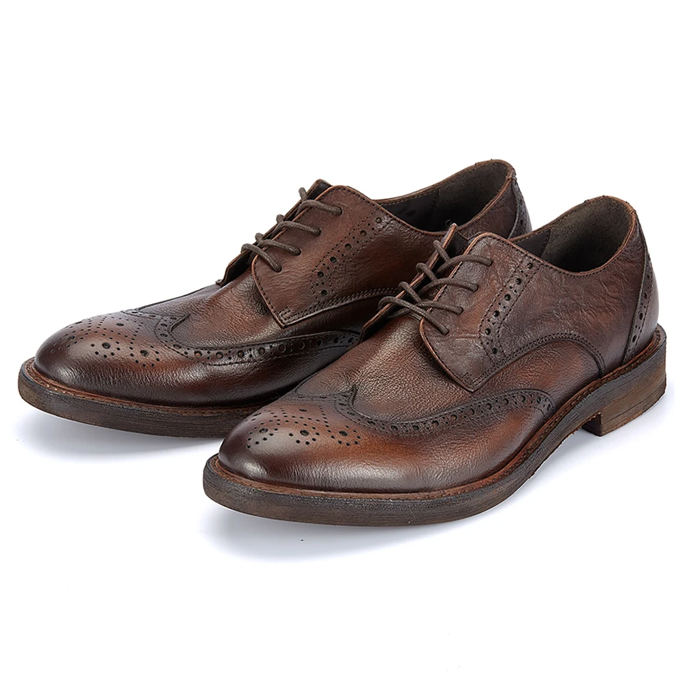 Alibaba.com: 2024 Men's Genuine Leather Derby Shoes, Custom Business ...