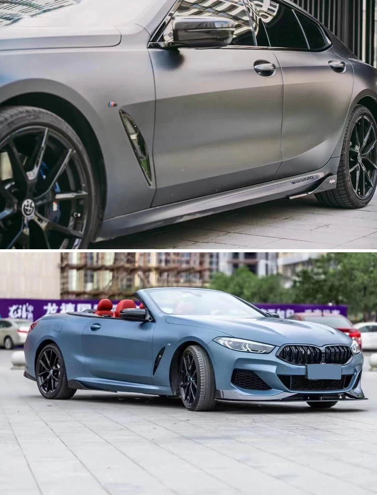 AC Style Carbon Fiber Side Skirt for BMW G15 G16 M8 F93 8 SERIES 2019 ...