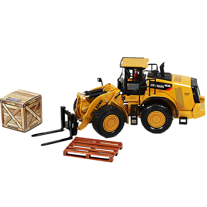 1:50 Scale Metal Forklift Fork Lift Truck Die Cast Model Toy Yellow ...