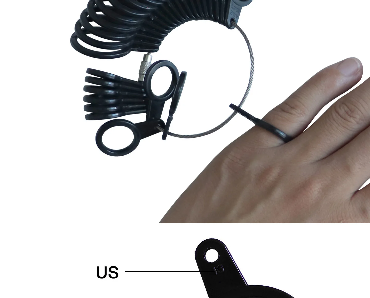 Bonsta Ring Sizer - Accurate Finger Size Gauge for Jewelry