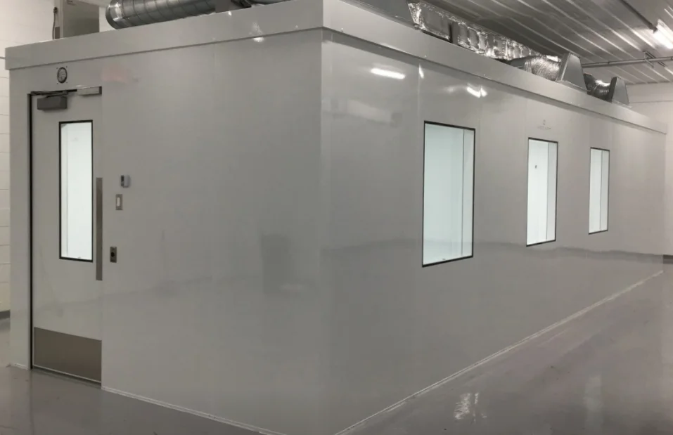 Laboratory Modular Hard Wall ISO 7 Cleanroom Assembly