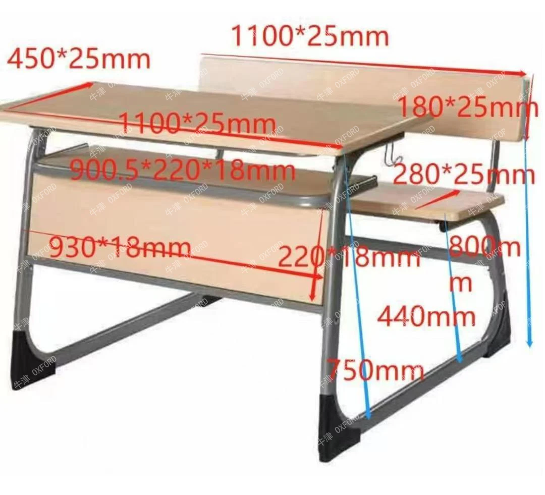 Modern Simple Werzalit Double Conjoined Desk NJ-104 Factory Direct ...