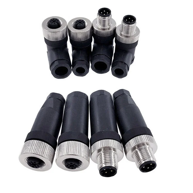 Waterproof Ip67 Sensor Connector 4 Pin Connector Female Male Waterproof ...