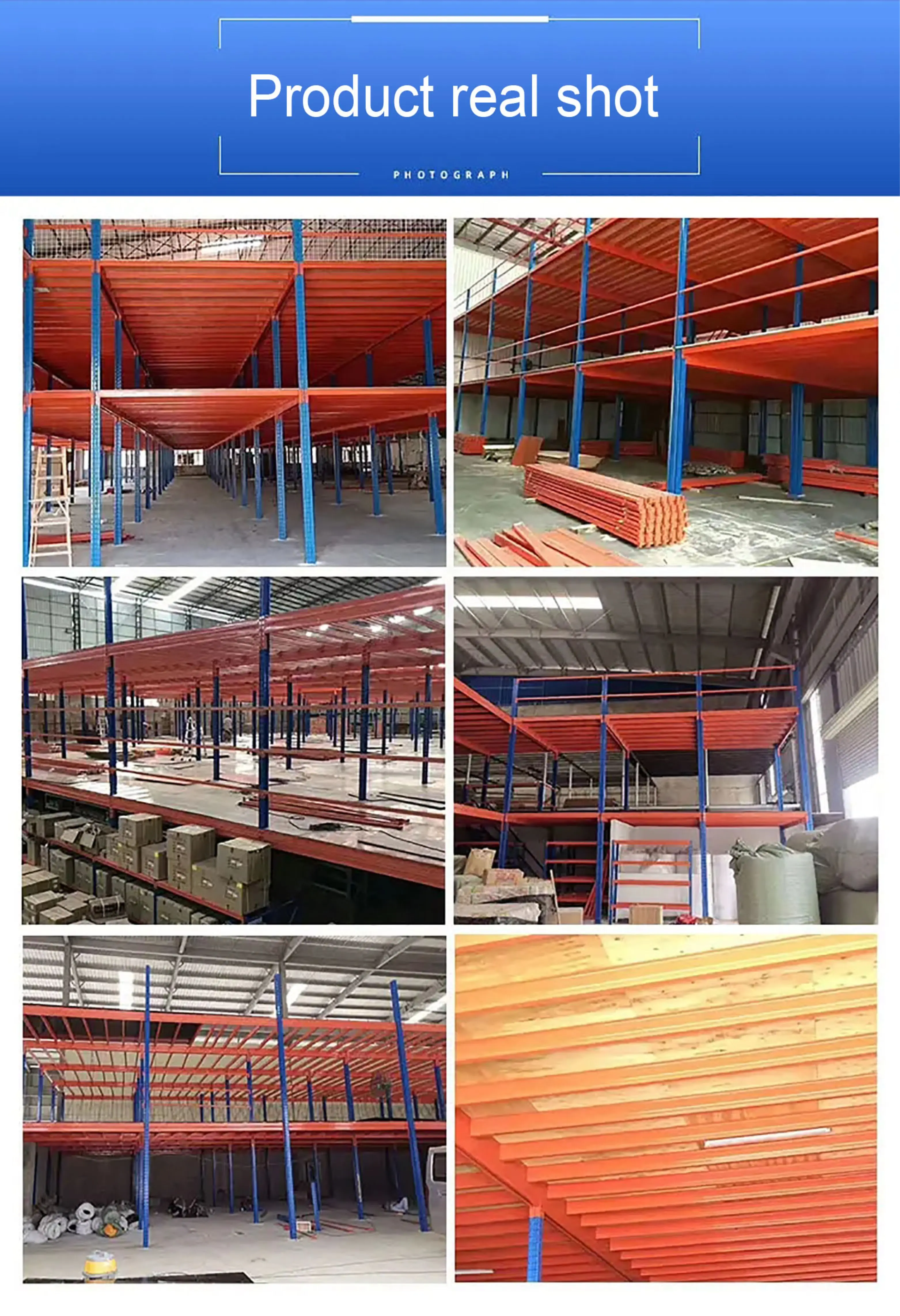 High Quality Warehouse Utilization Mezzanine Racking System Industrial ...