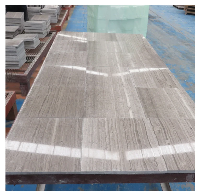 Polished Wooden Marble Tiles Marble Floor Wall Tiles Dark Grey Marble ...