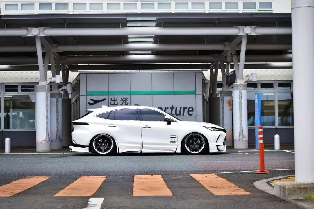 For Toyota HARRIER Body Kit HARRIER Upgrades RW-style Front Lip ...