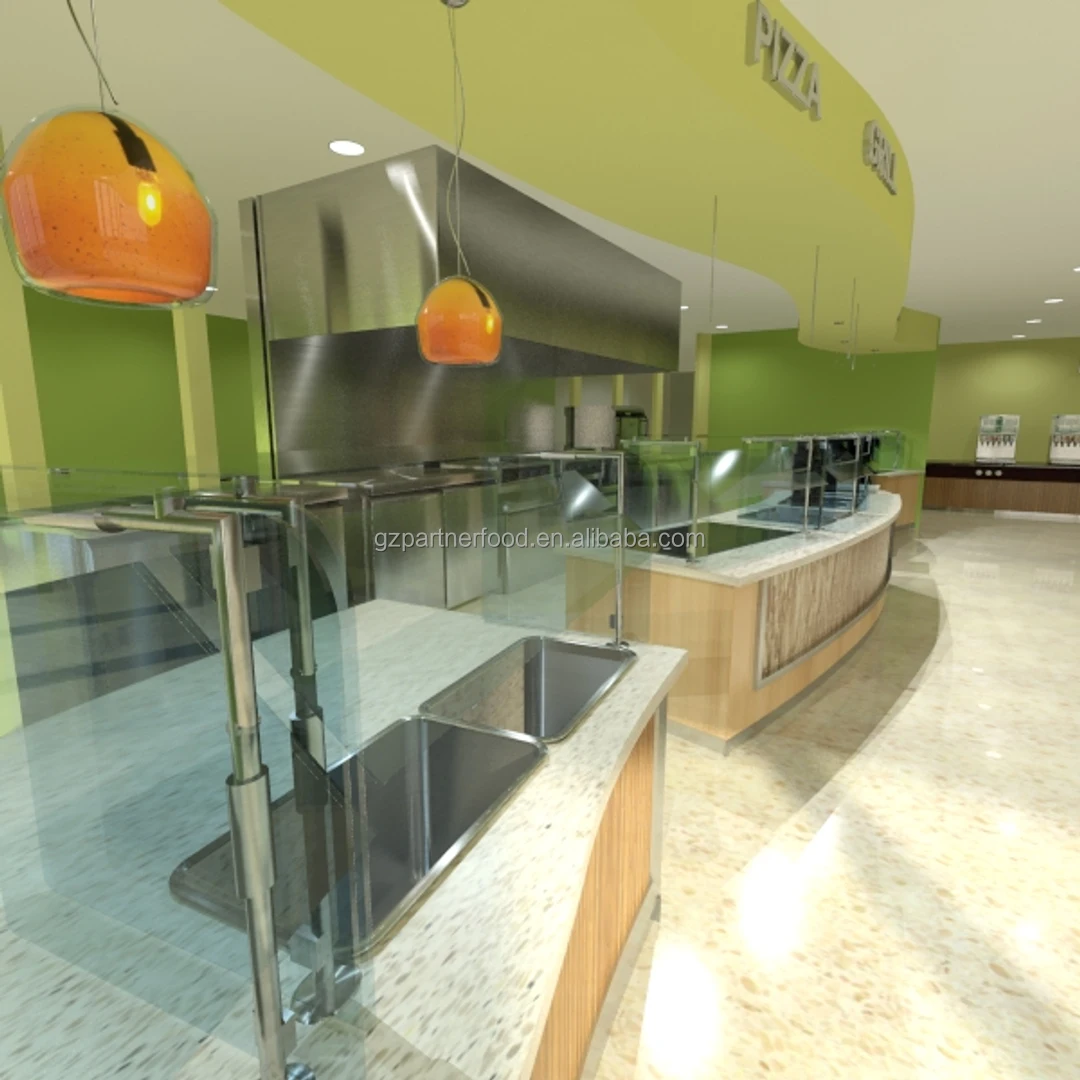 Stainless Steel Buffet Table - Hot and Cold Combination