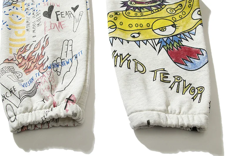 Custom Graffiti Sweatpants - 100% Cotton French Terry