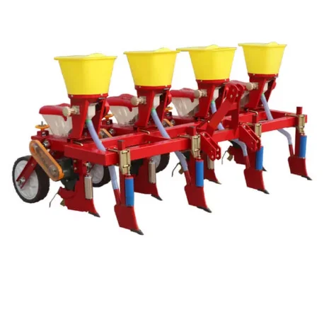 4WD 4 rows mini agricultural farm tractor 2-7 rows precision corn maize ...