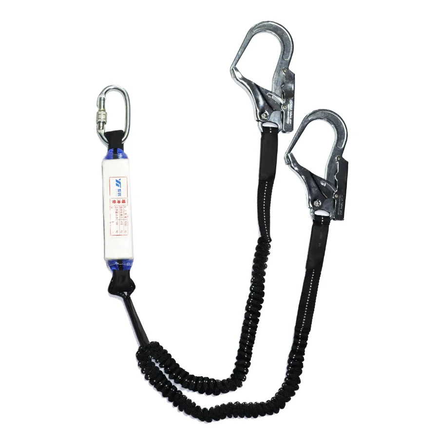 Safety Harness Fall Protection Lanyard – Shock Absorber for High Height ...