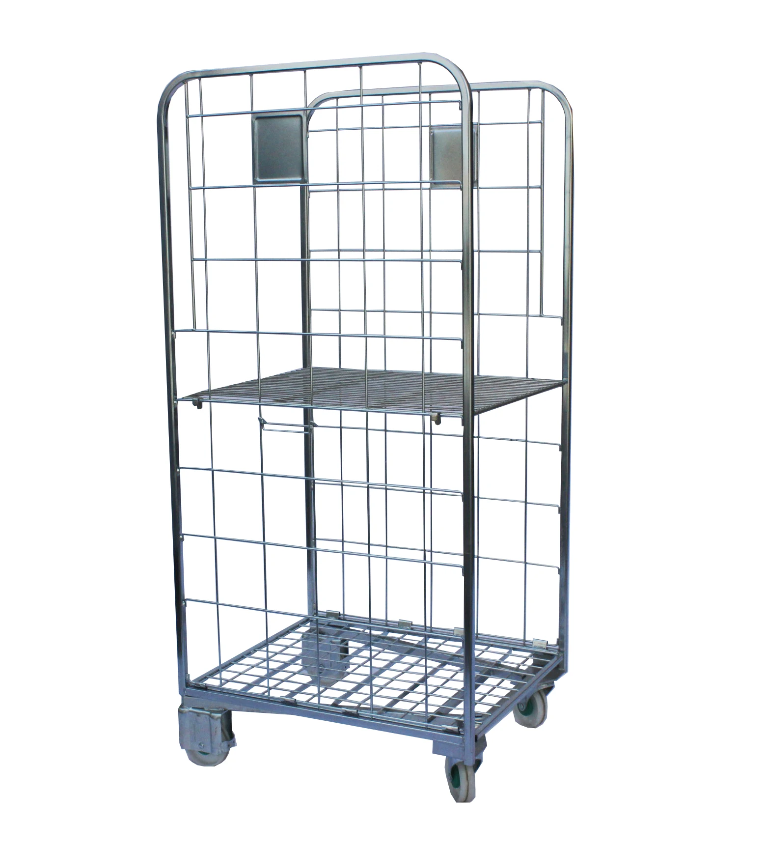 Transport Adjustable Height Foldable Rolling Mesh Pallet Warehouse Roll ...