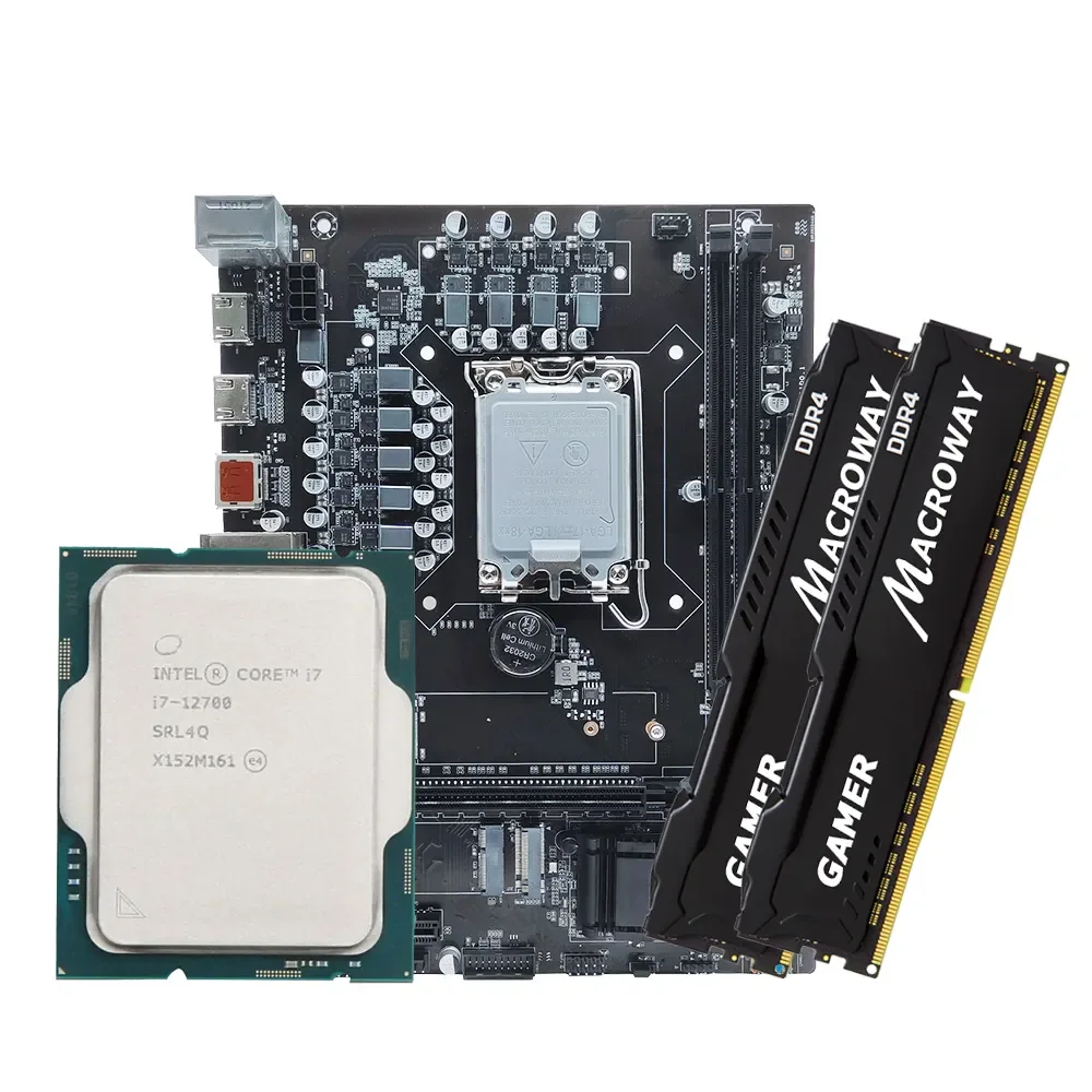 H610 Motherboard with DDR4 RAM - Ideal for Intel I7 12700
