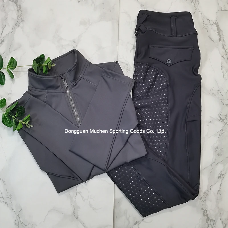 Wholesale Long Sleeve Equestrian Base Layer - Quality Tops