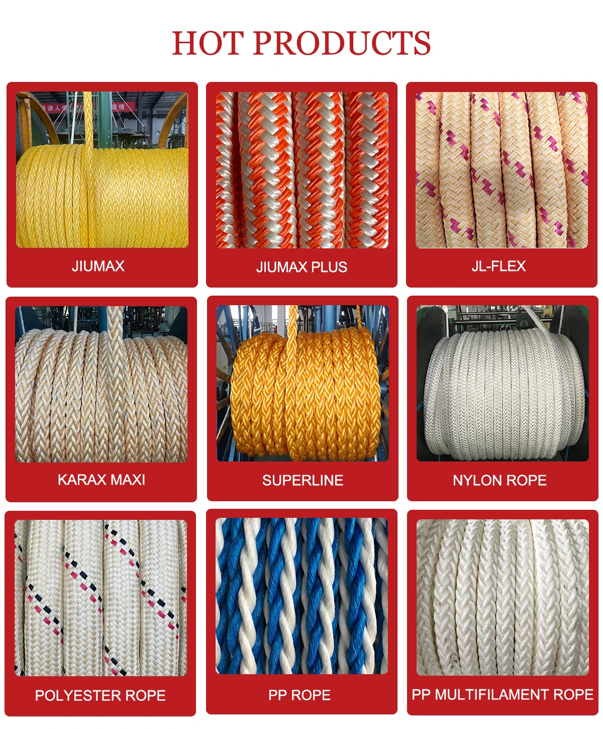 Chinese Manufacturer UHWMPE Marine Rope Mooring Rope for Ship Boat ...