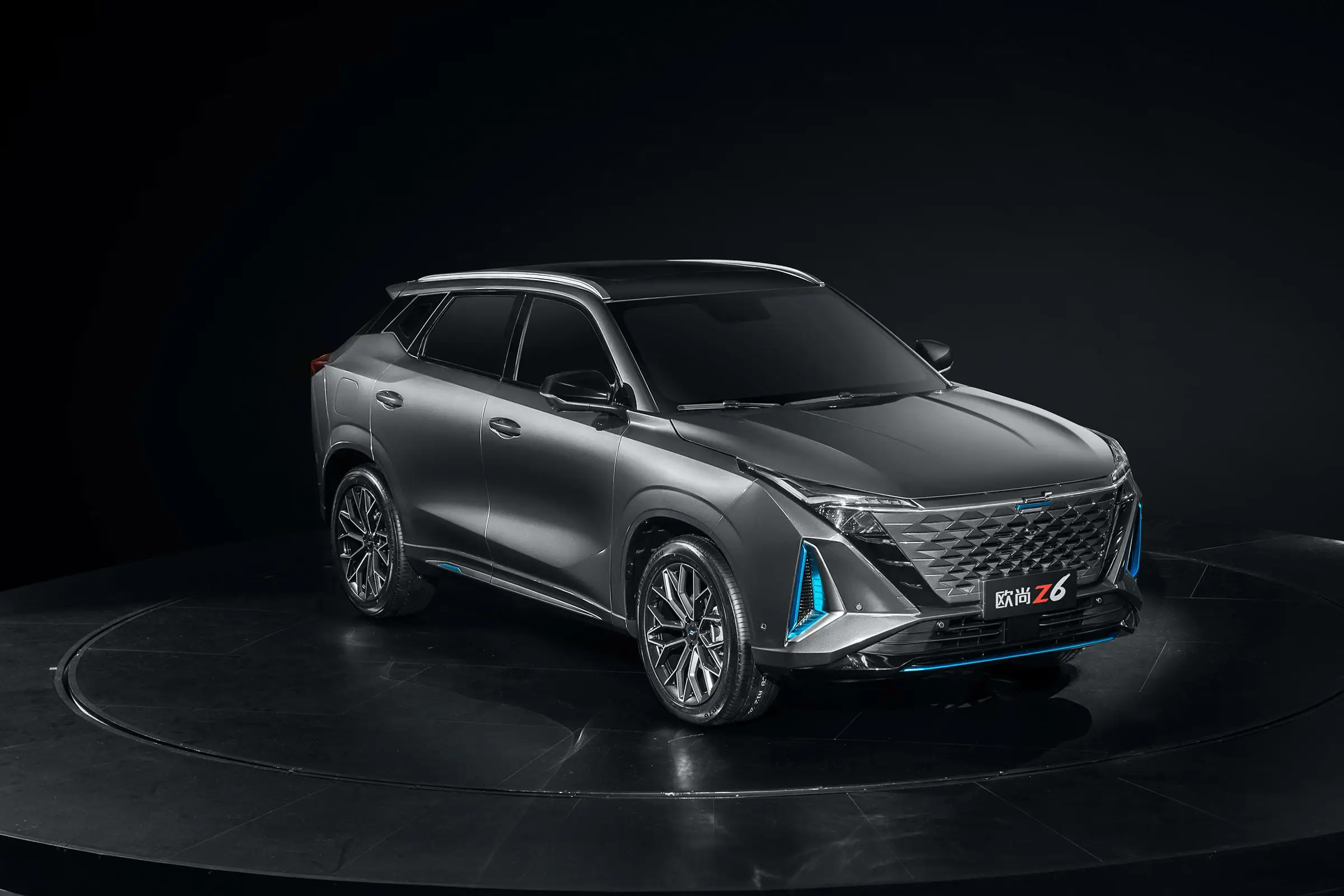 2023 Changan Oshanz6idd Car New Energy Suv Automatic Hybrid Vehicle 150km Lanjing Blue Whale ...