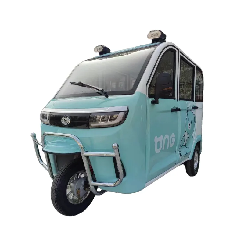 JOYKIE Electric Passenger Tricycle - 1000W Power & Closed Cabin