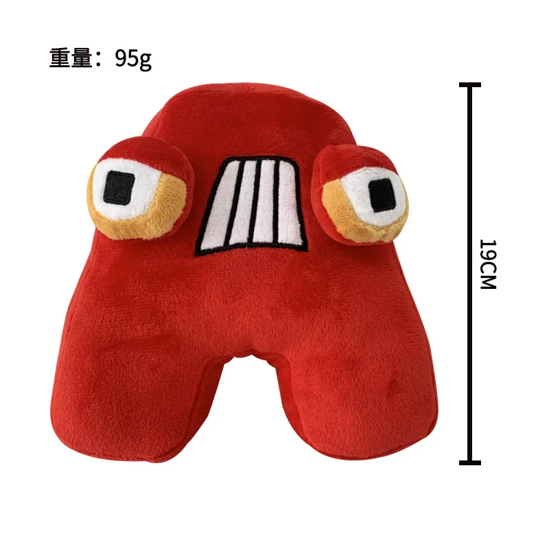 Funny Abcd Alphabet Lore Plush For Kid Plush 26 Alphabet Letter Cartoon ...