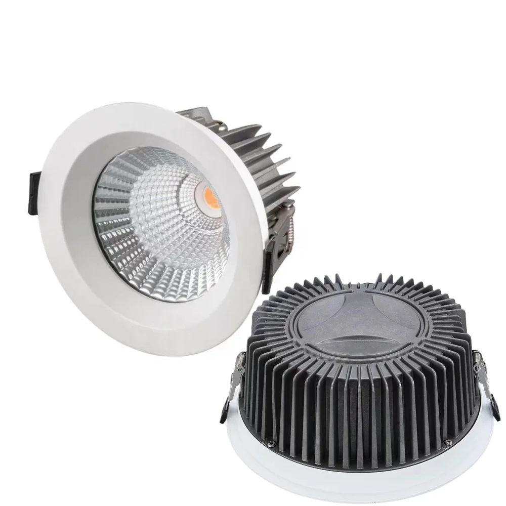 Waterproof round ip65 cob recessed led downlight with ip68 waterproof ...