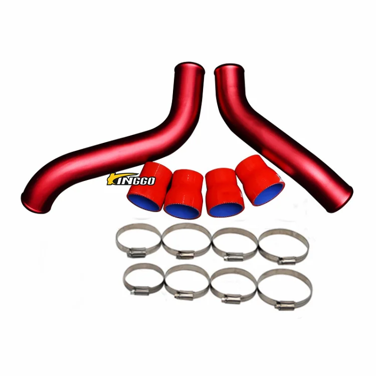 Cooling System Rubber To Hard Pipes Upgrade Aluminum Intercooler Piping ...