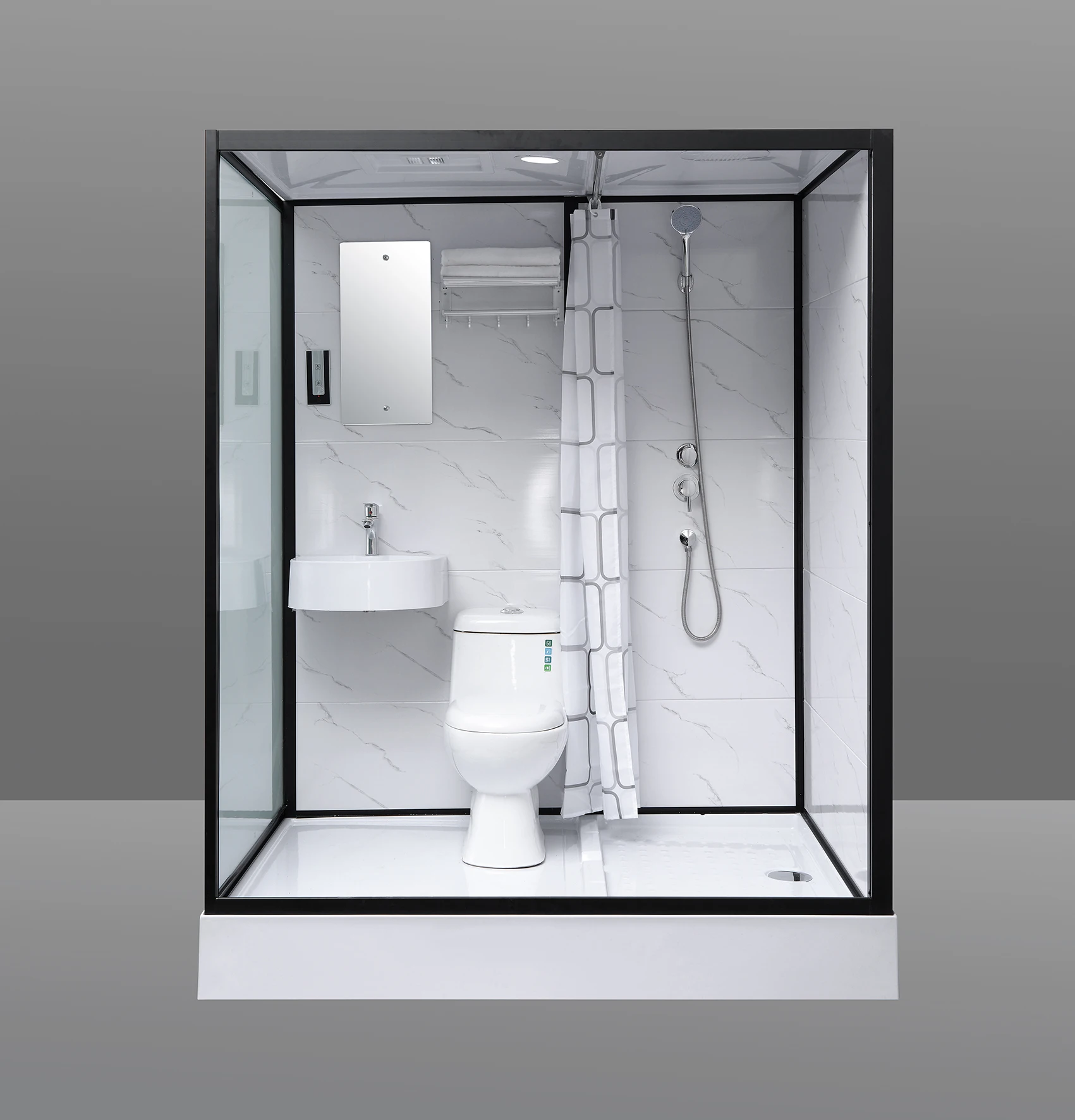 Luxury Prefab Shower And Bathroom Pod Container - Buy Luxury Shower Pod ...