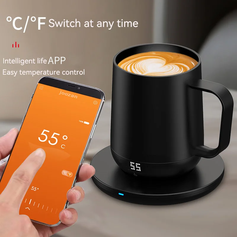 12 Oz Smart Temperature Controller Coffee Mug Temperature Display ...