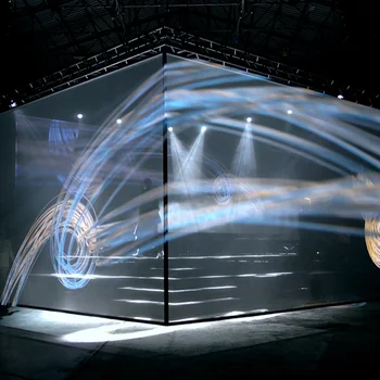 3d Hologram Projection Transparent Holographic Mesh Screen - Buy ...