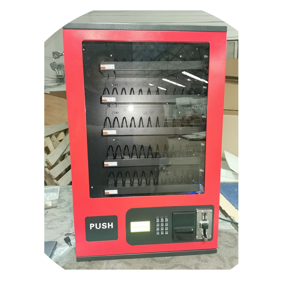 24 Hours Service Small Items Vending Machine Automatic Snack Food ...