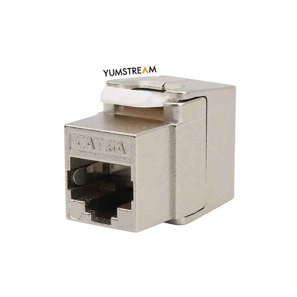 Zinc Die-casting Rj45 Toolless Shielded Ftp Cat 6a Stp Keystone Jack ...