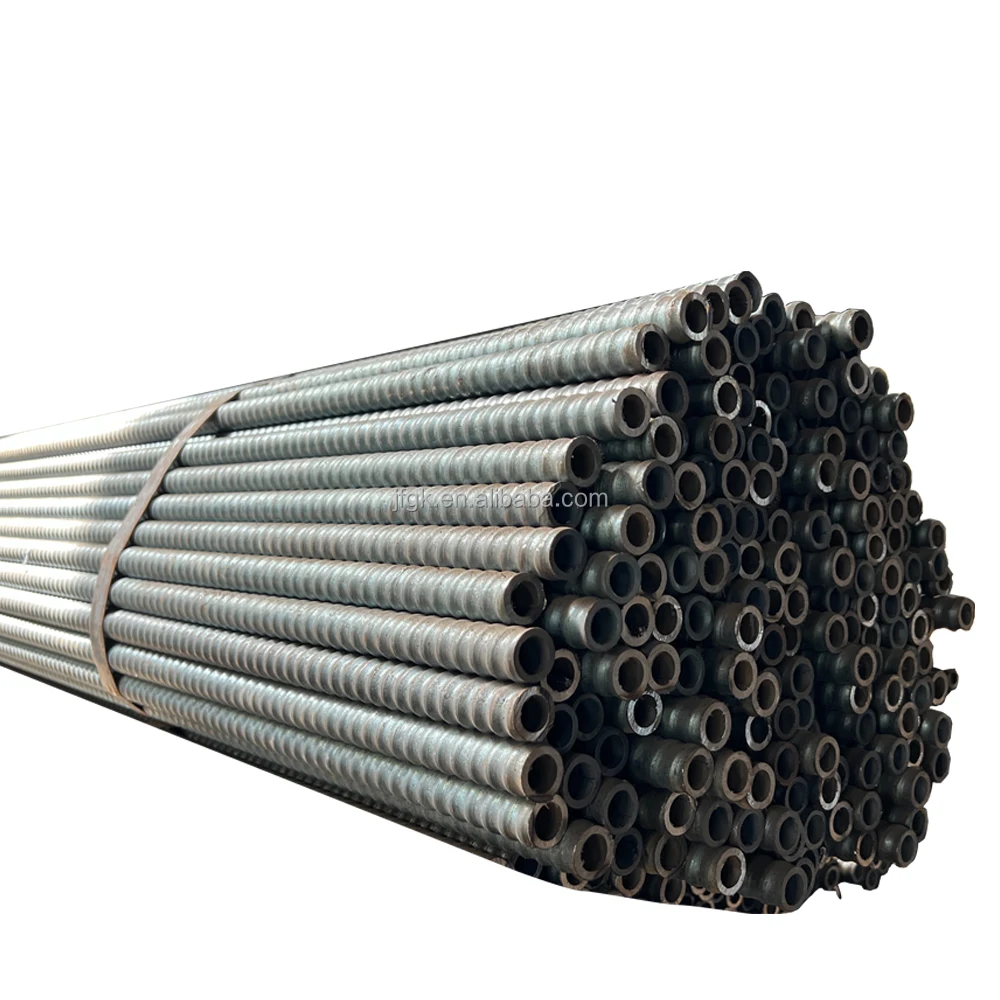 Self Drilling Anchor System Full Threaded R25n Hollow Anchor Bar ...