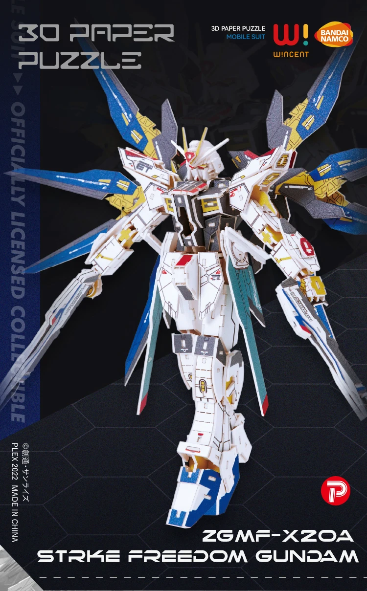 Easy Gundam Model Kits - 3D Anime Puzzles for Fans
